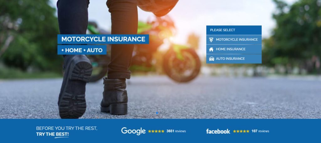 Riders Plus Insurance Website Project | Gilmedia