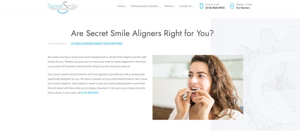 Digital Optimization for Secret Smile Aligners | Gilmedia