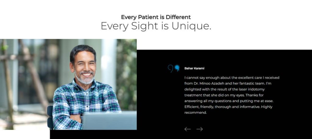 Custom Website For Envision Eye Institute | Gilmedia
